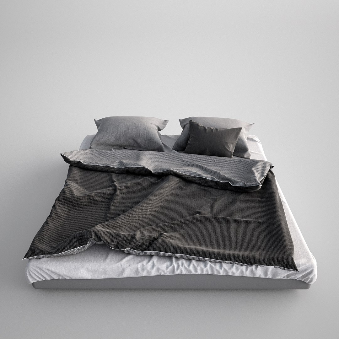 Bed Blanket 3d Model