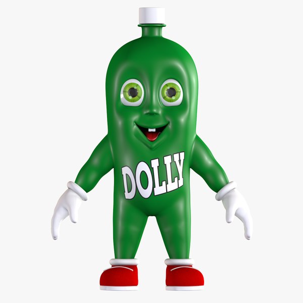 modèle 3D de Bouteille de soda Dollynho de dessin animé - TurboSquid ...