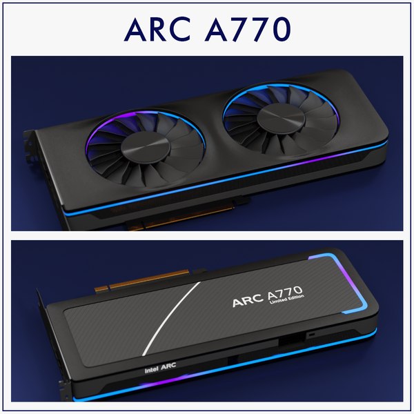 ARC A770 - Intel 3D - TurboSquid 1972011