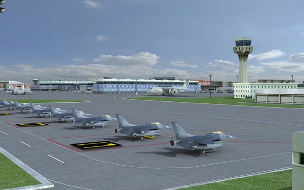 3d model military vehicles planes usaf