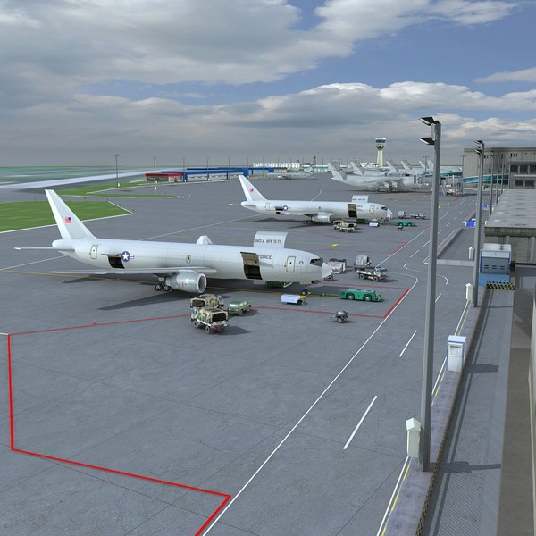 3d model military vehicles planes usaf