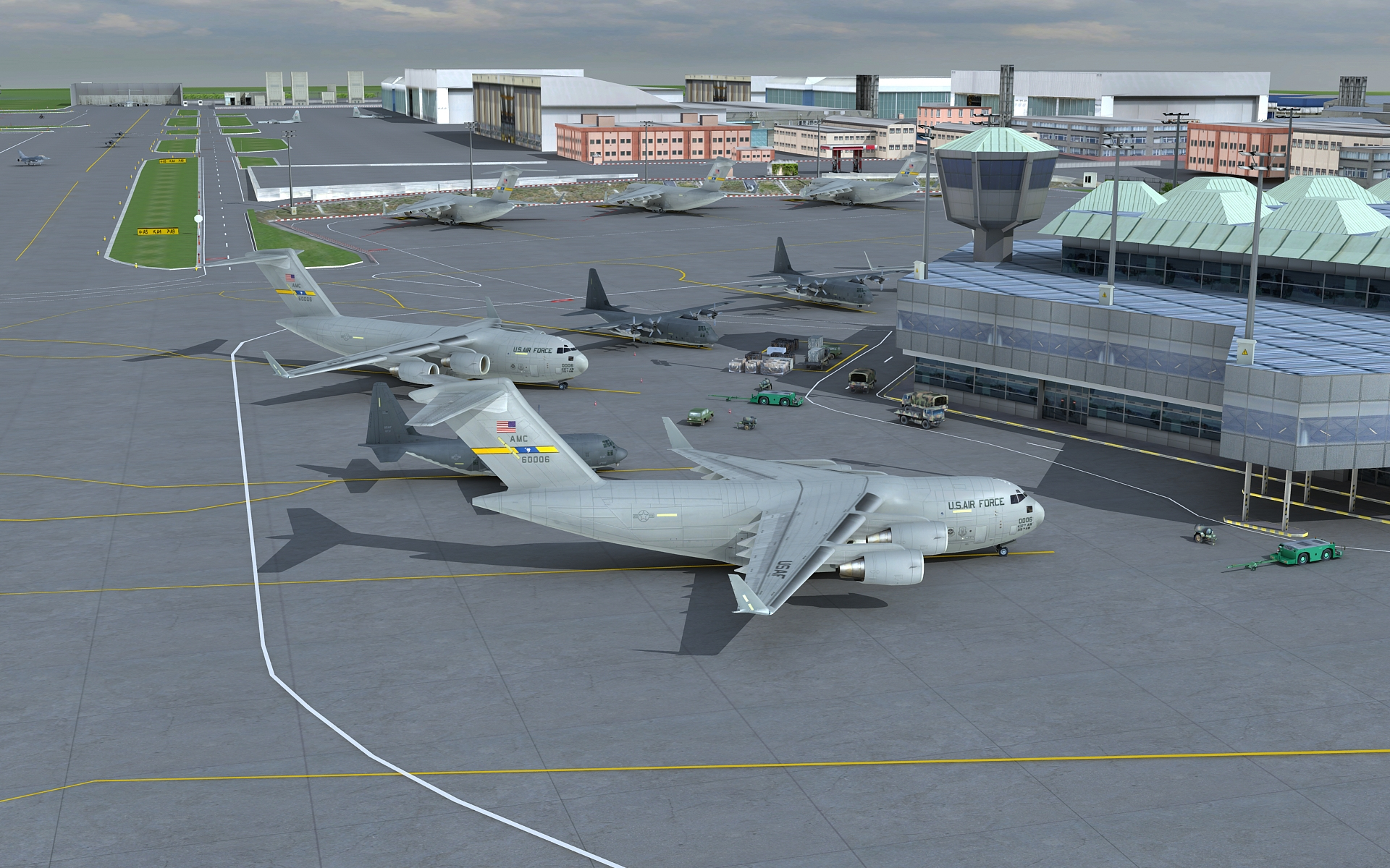 3d model military vehicles planes usaf