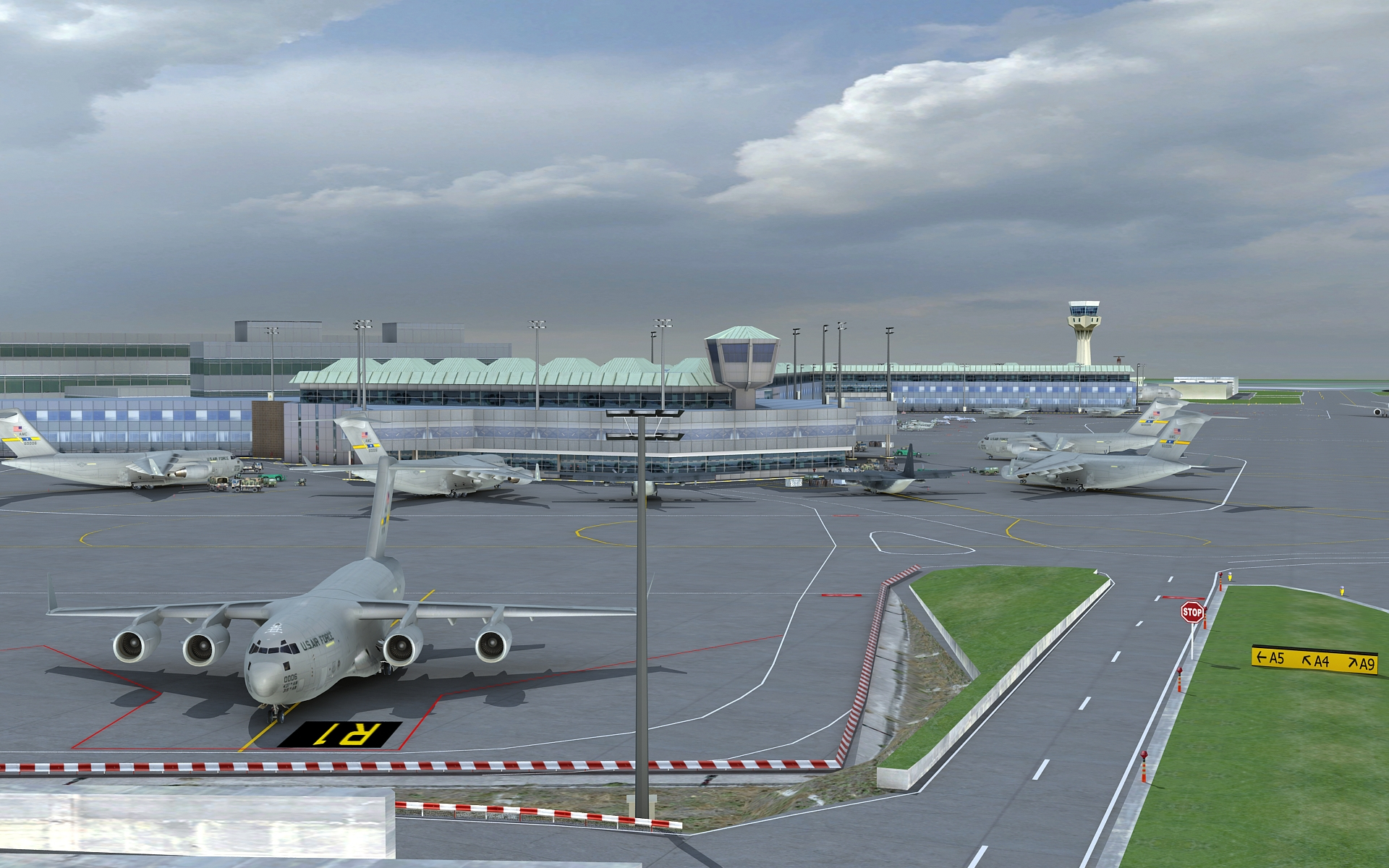 3d model military vehicles planes usaf