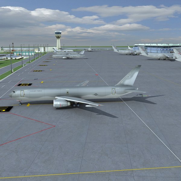 3d model military vehicles planes usaf