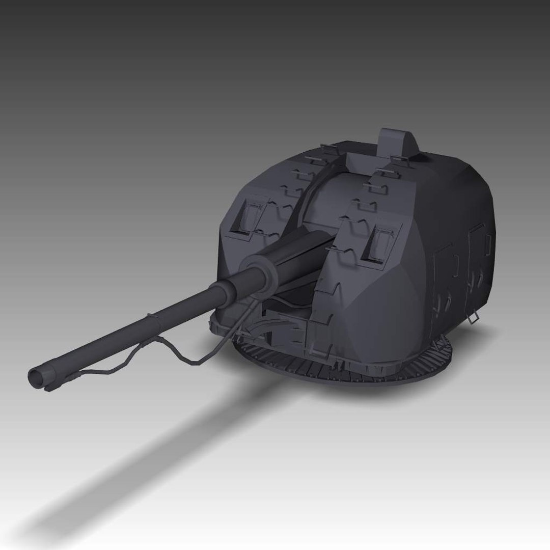 free gun a-190 3d model