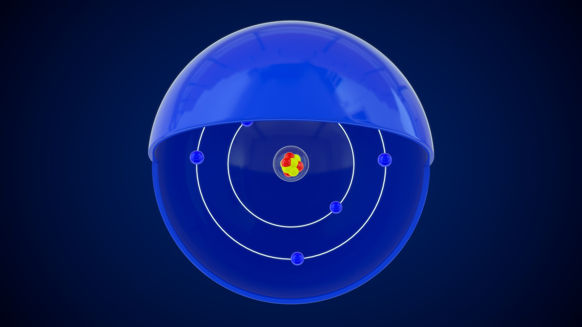 3D Model Carbon Atom - TurboSquid 2131541