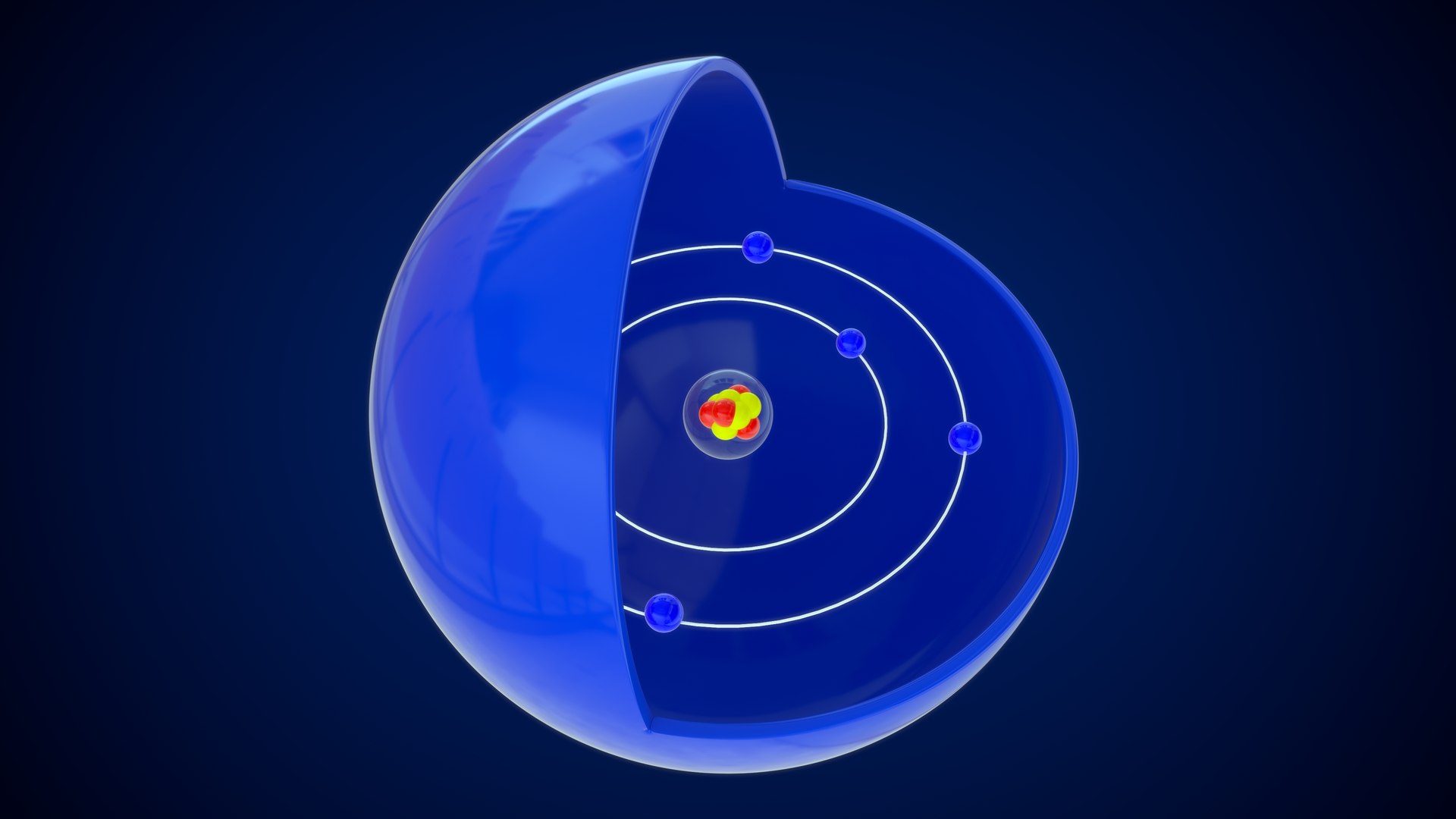 3D Model Carbon Atom - TurboSquid 2131541