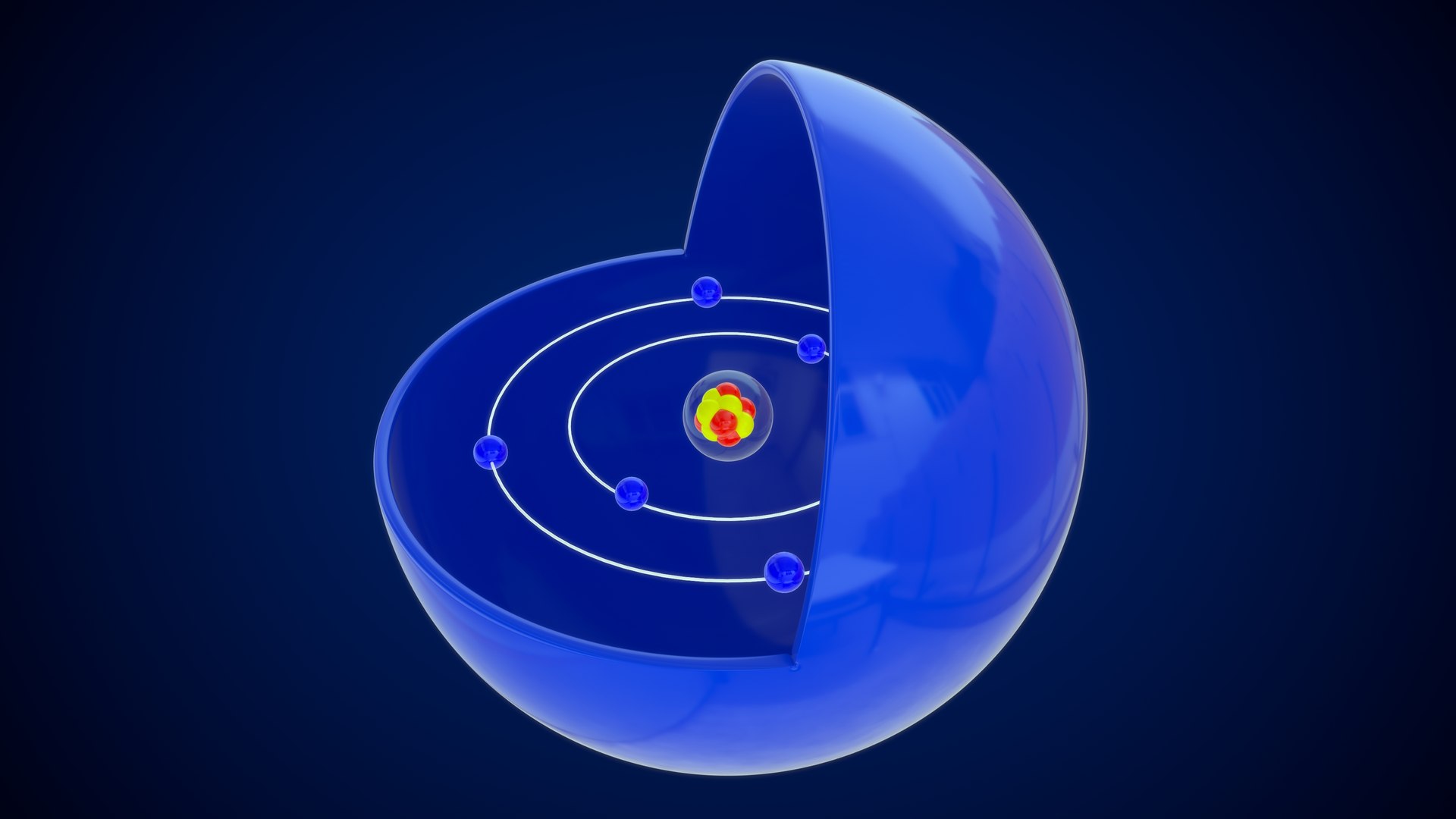 3D Model Carbon Atom - TurboSquid 2131541