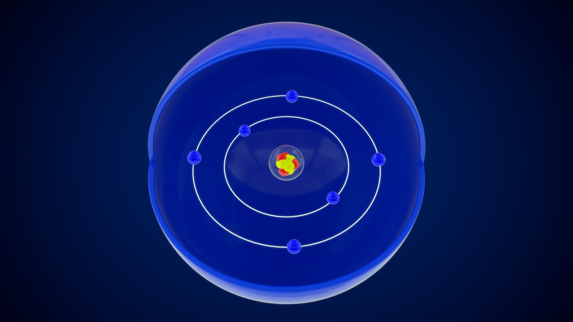 3D Model Carbon Atom - TurboSquid 2131541