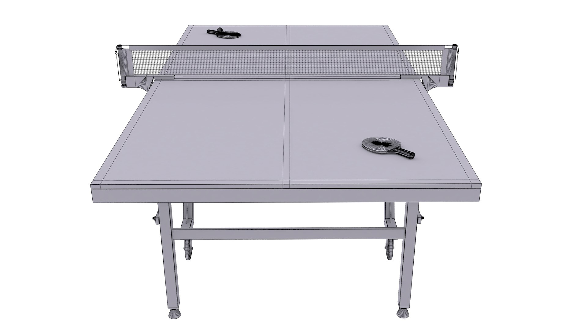 Tennis Table 3D Model - TurboSquid 2272411