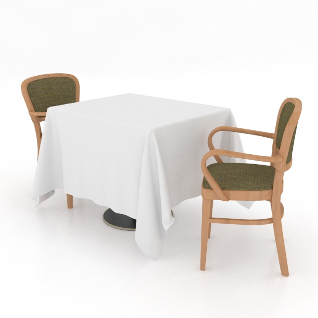 3d table chair sets