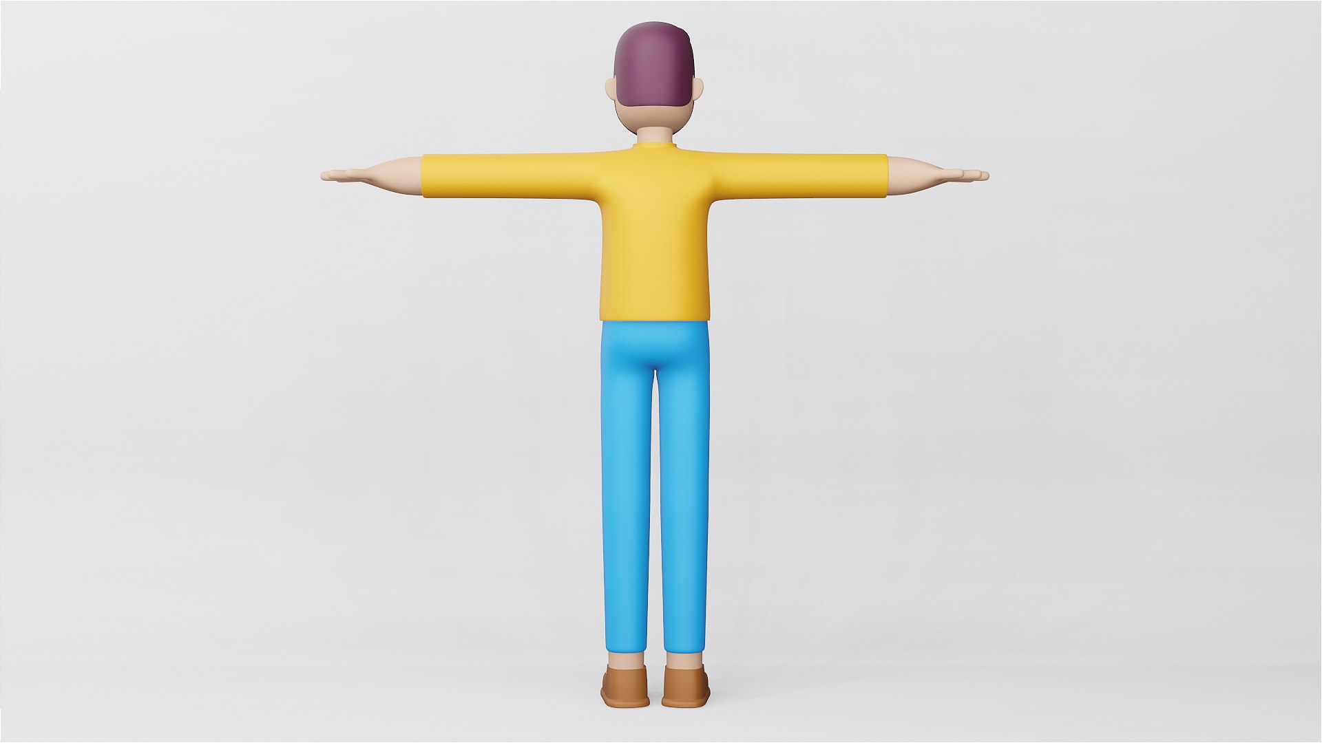 3D Happy Man Cartoon Charector. 3D Model - TurboSquid 1726048