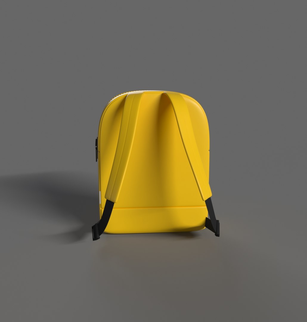 Stylized Backpack 3d Obj