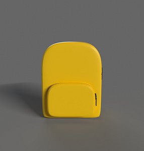 obj stylized backpack