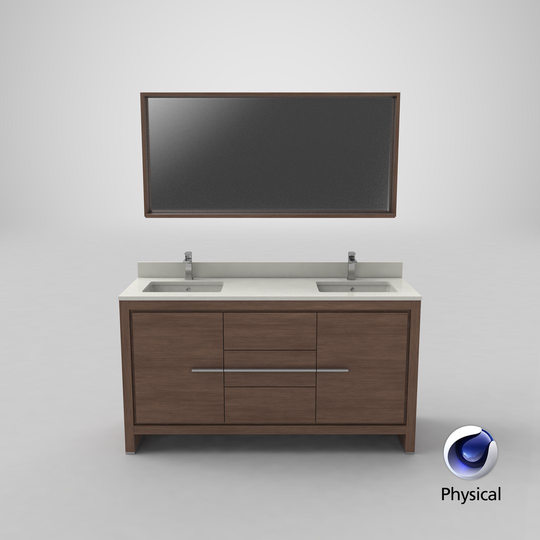 Modern vanity 3D - TurboSquid 1282024