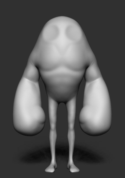 obj stylized body form
