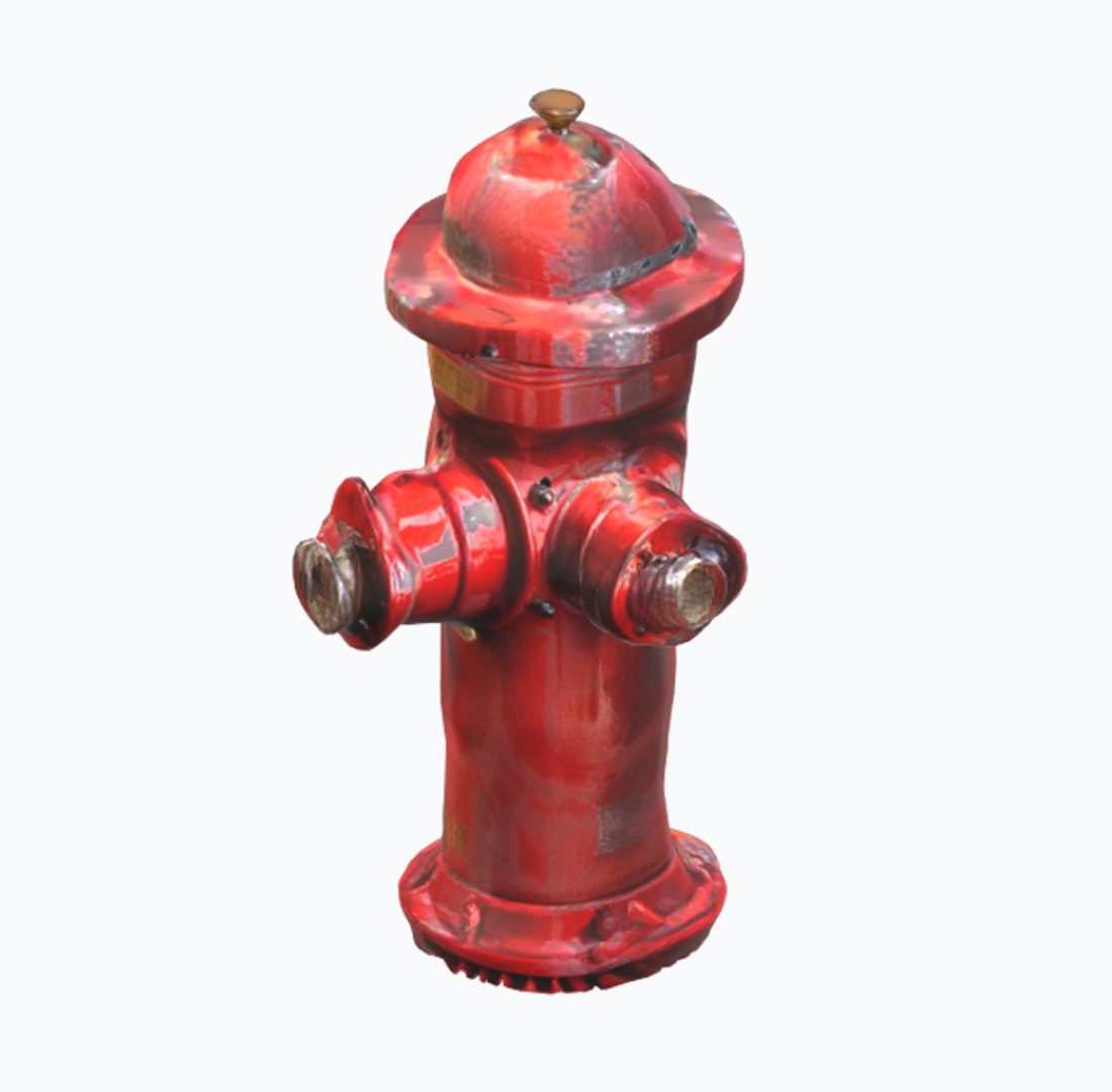 3D Fire Hydrant Fireplug - TurboSquid 2139287