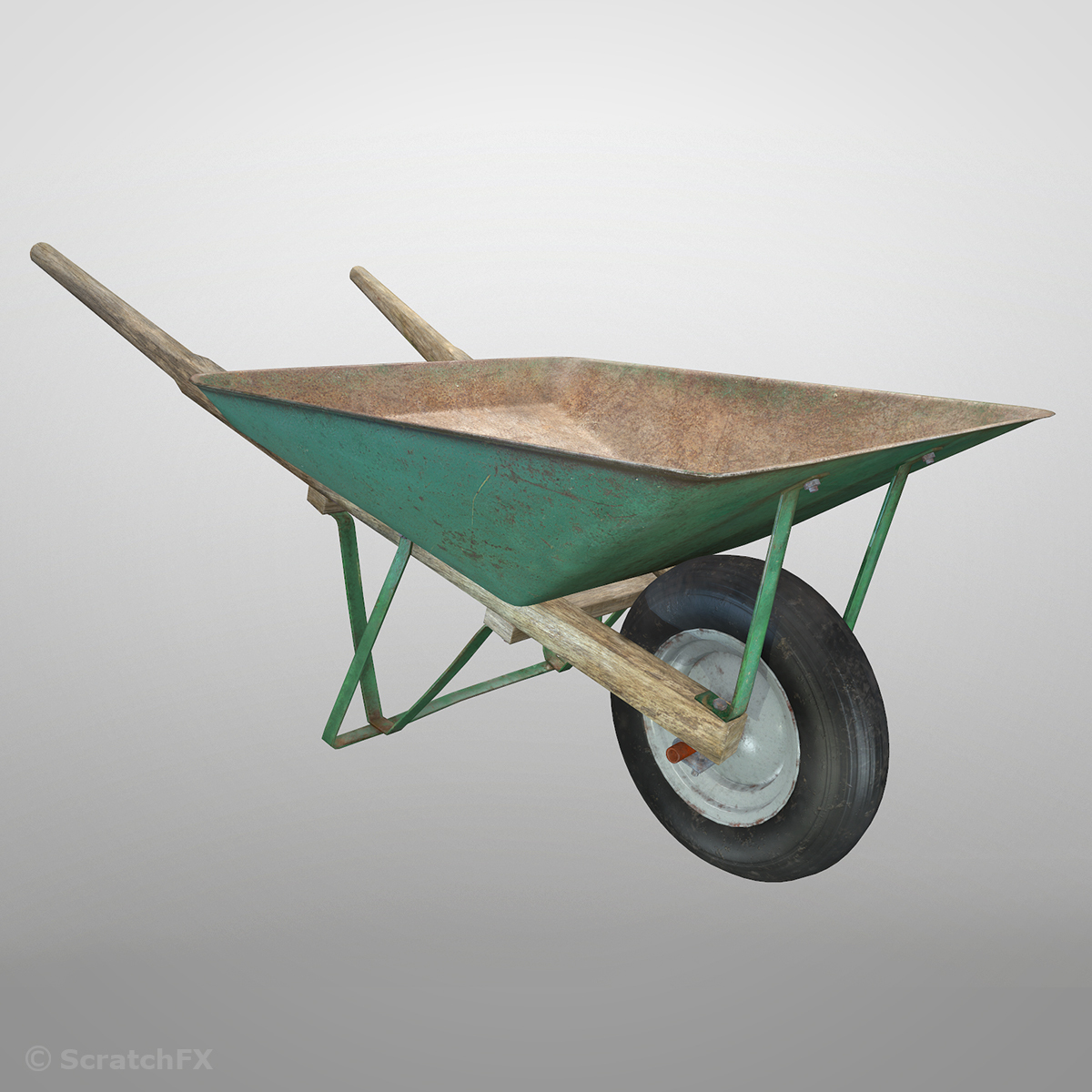 3D wheelbarrow pbr model - TurboSquid 1151324