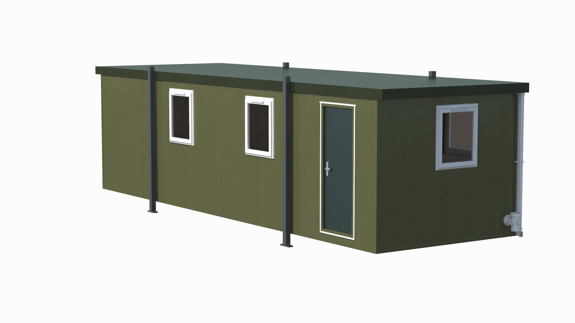 Prefabricated Modular House 3D - TurboSquid 2179967