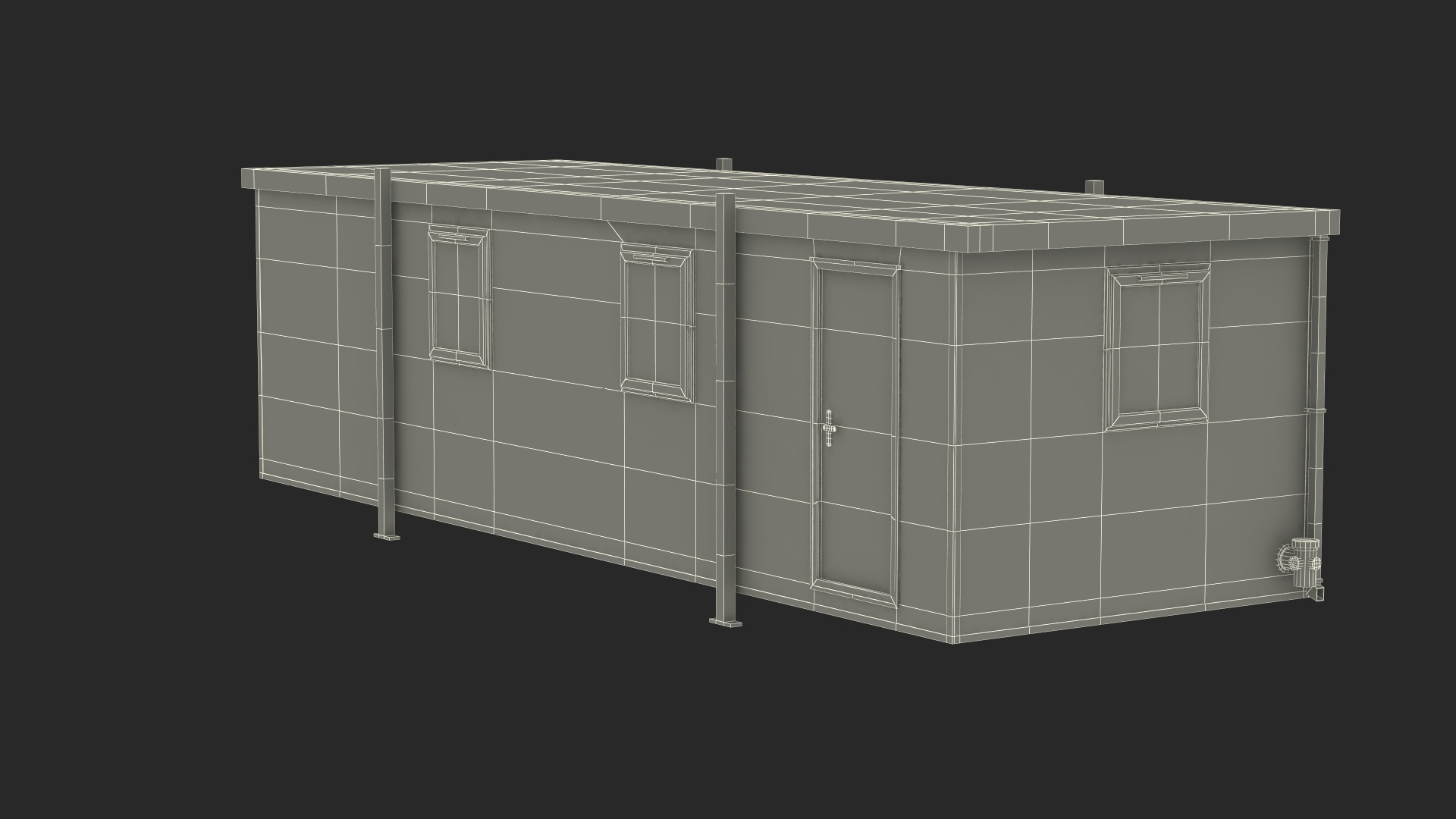 Prefabricated Modular House 3D - TurboSquid 2179967