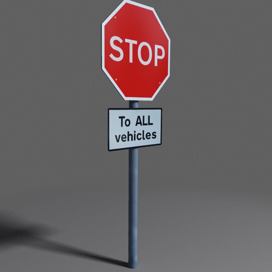 3d road sign coz101023851 model