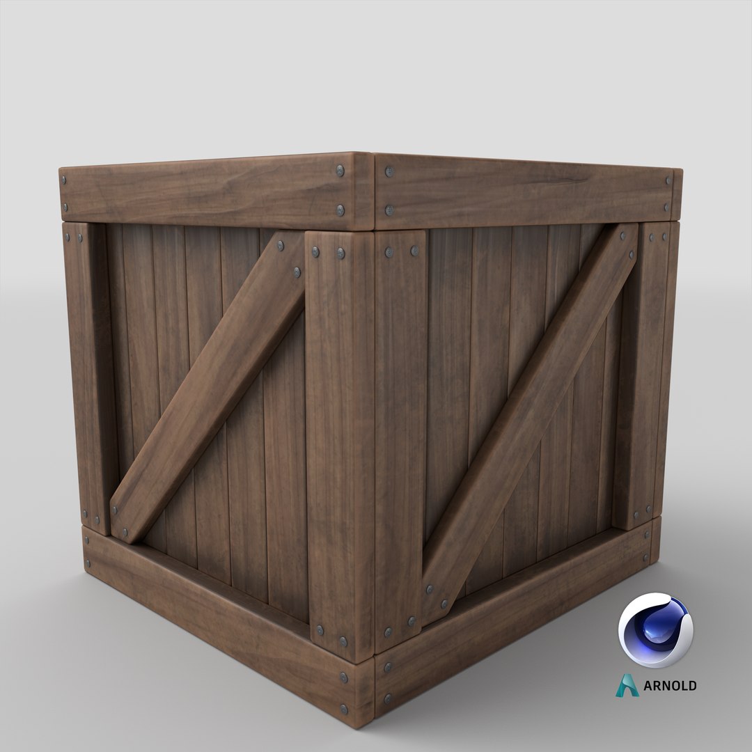Wooden Crate 02 3D model - TurboSquid 1775114