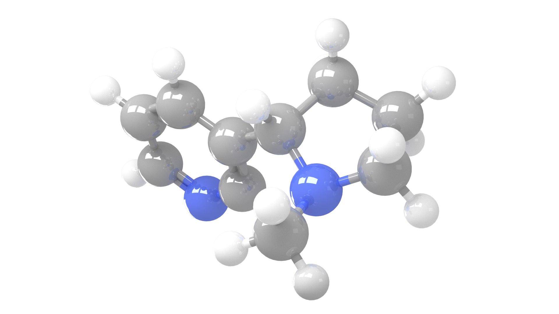 3D Nicotine - C10H14N2 Molecular Structure Model - TurboSquid 1742545