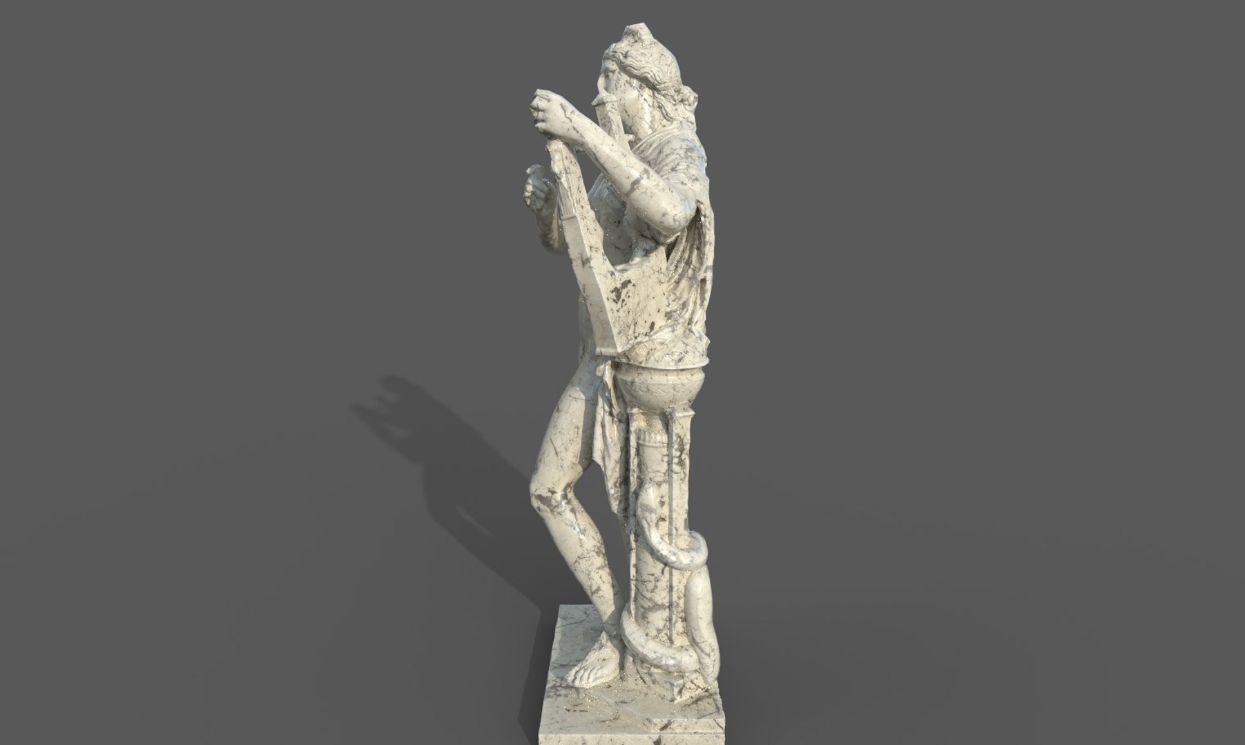 3D Statue of Apollo 3 model - TurboSquid 1824703