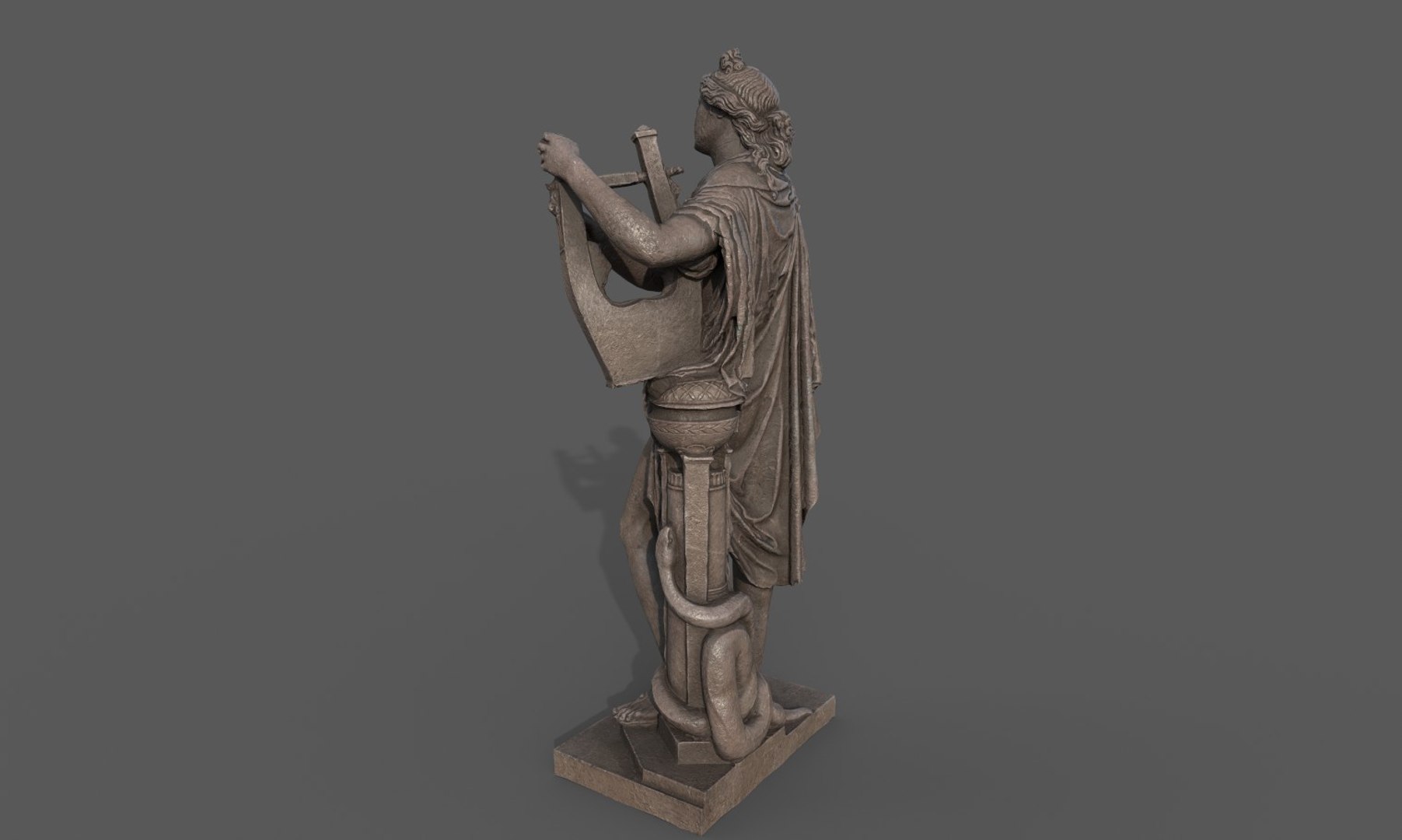 3D Statue of Apollo 3 model - TurboSquid 1824703