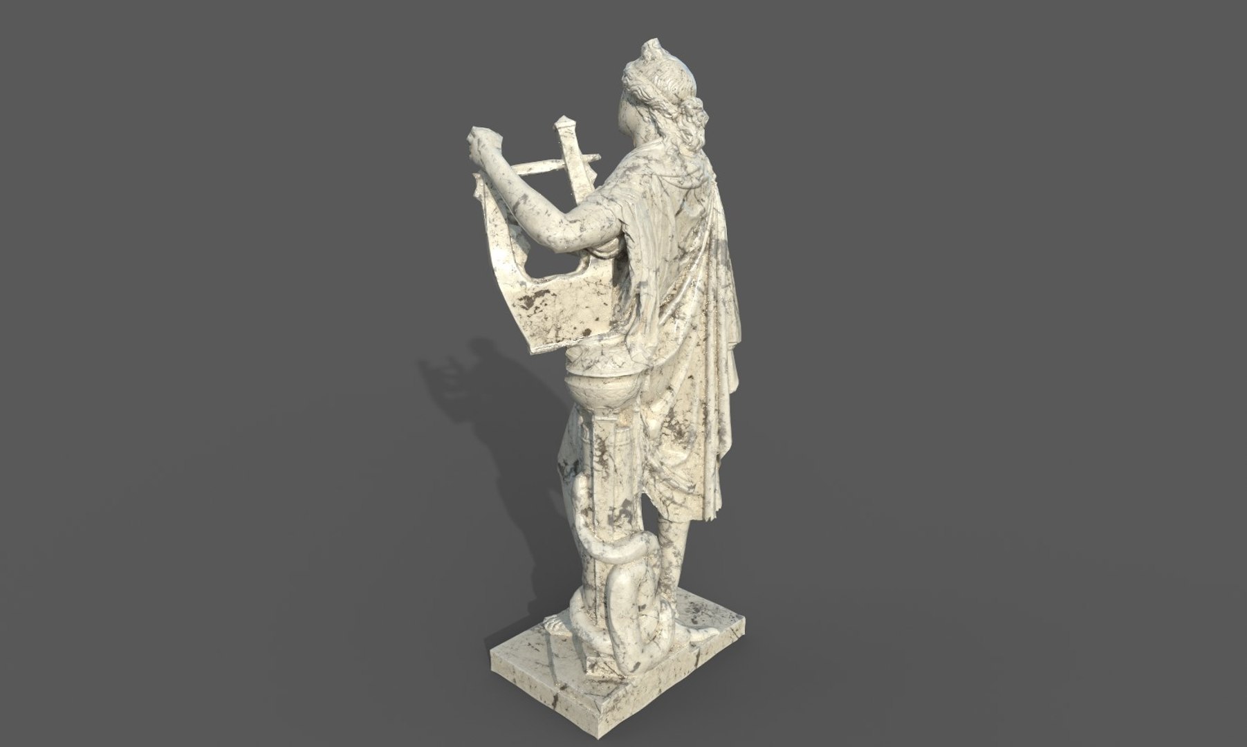 3D Statue of Apollo 3 model - TurboSquid 1824703