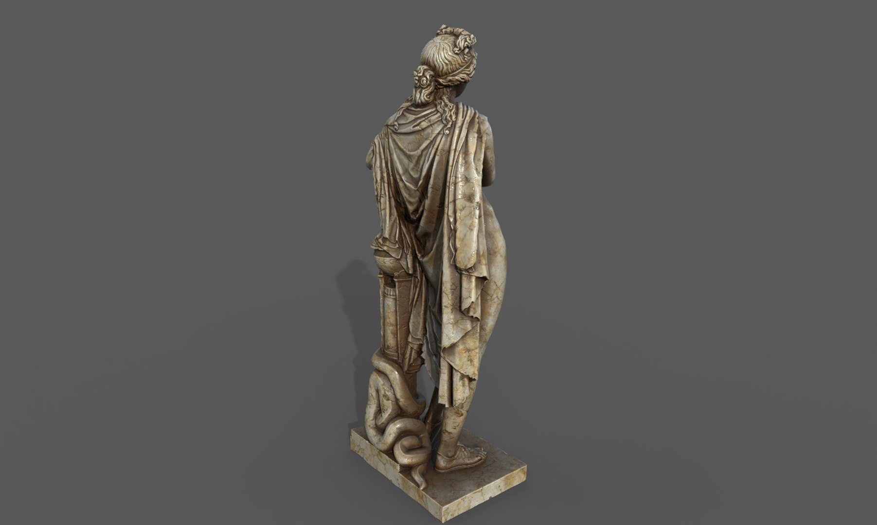 3D Statue of Apollo 3 model - TurboSquid 1824703