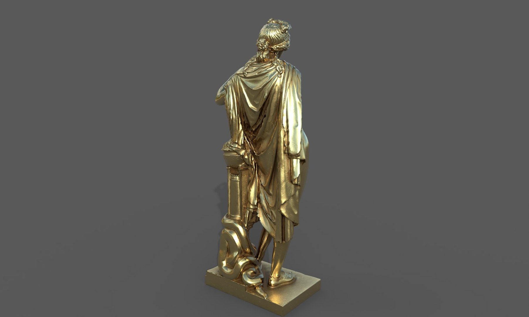 3D Statue of Apollo 3 model - TurboSquid 1824703