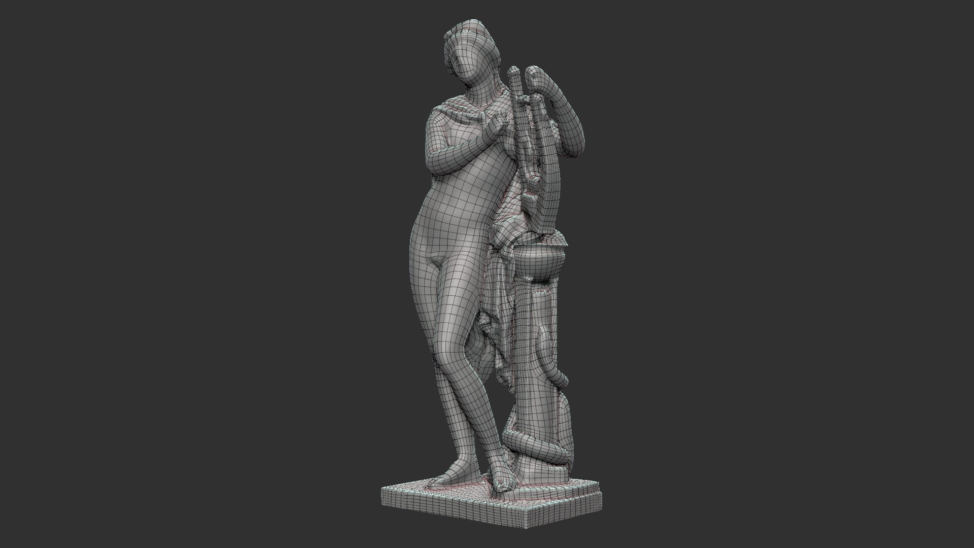 3D Statue of Apollo 3 model - TurboSquid 1824703