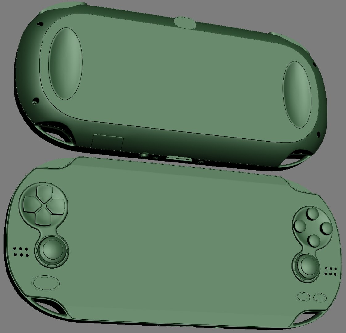 playstation vita 3d model