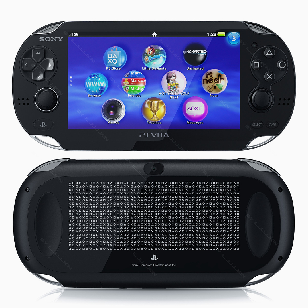 Playstation Vita 3d Model