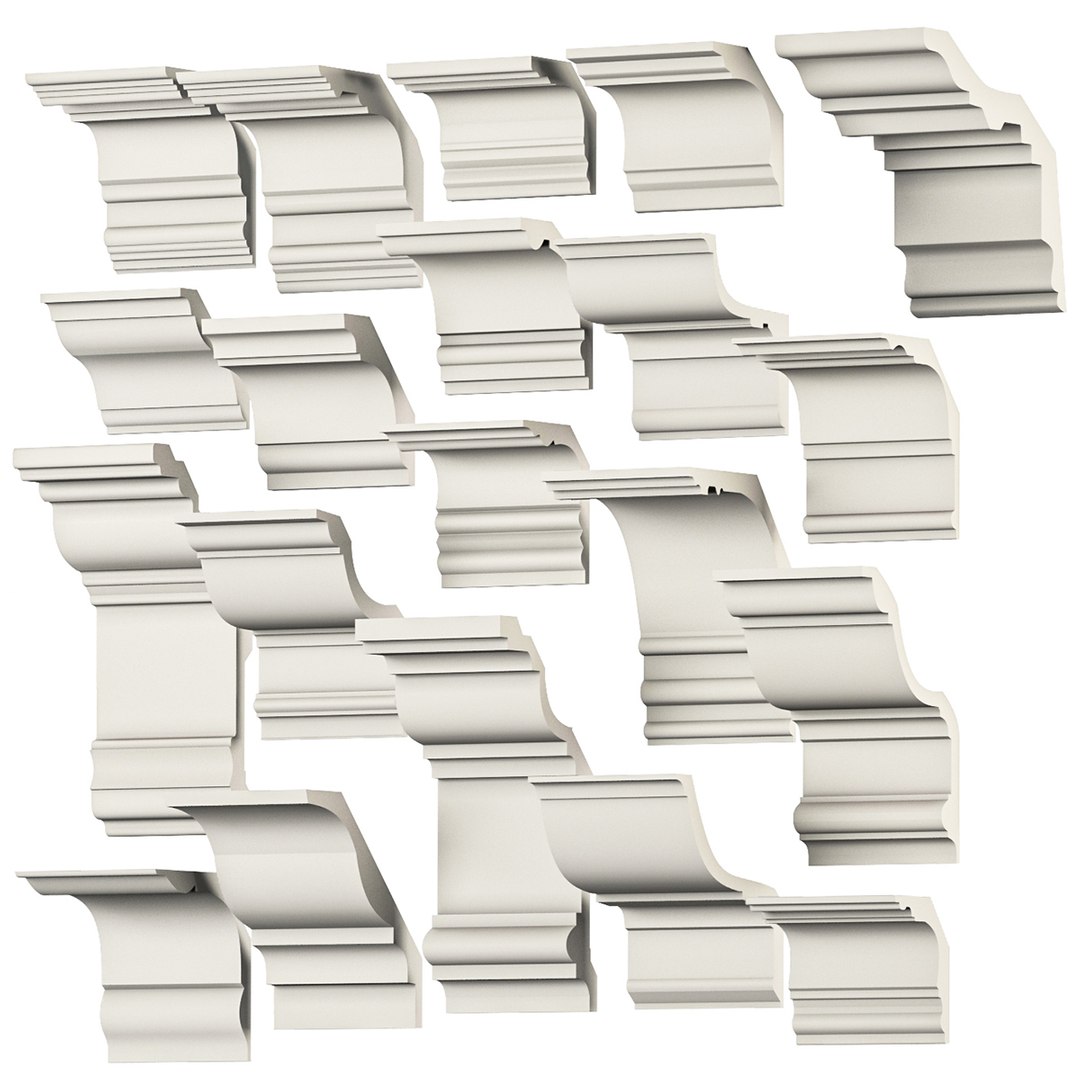 3D Model Cornice 20 Model - TurboSquid 1964024