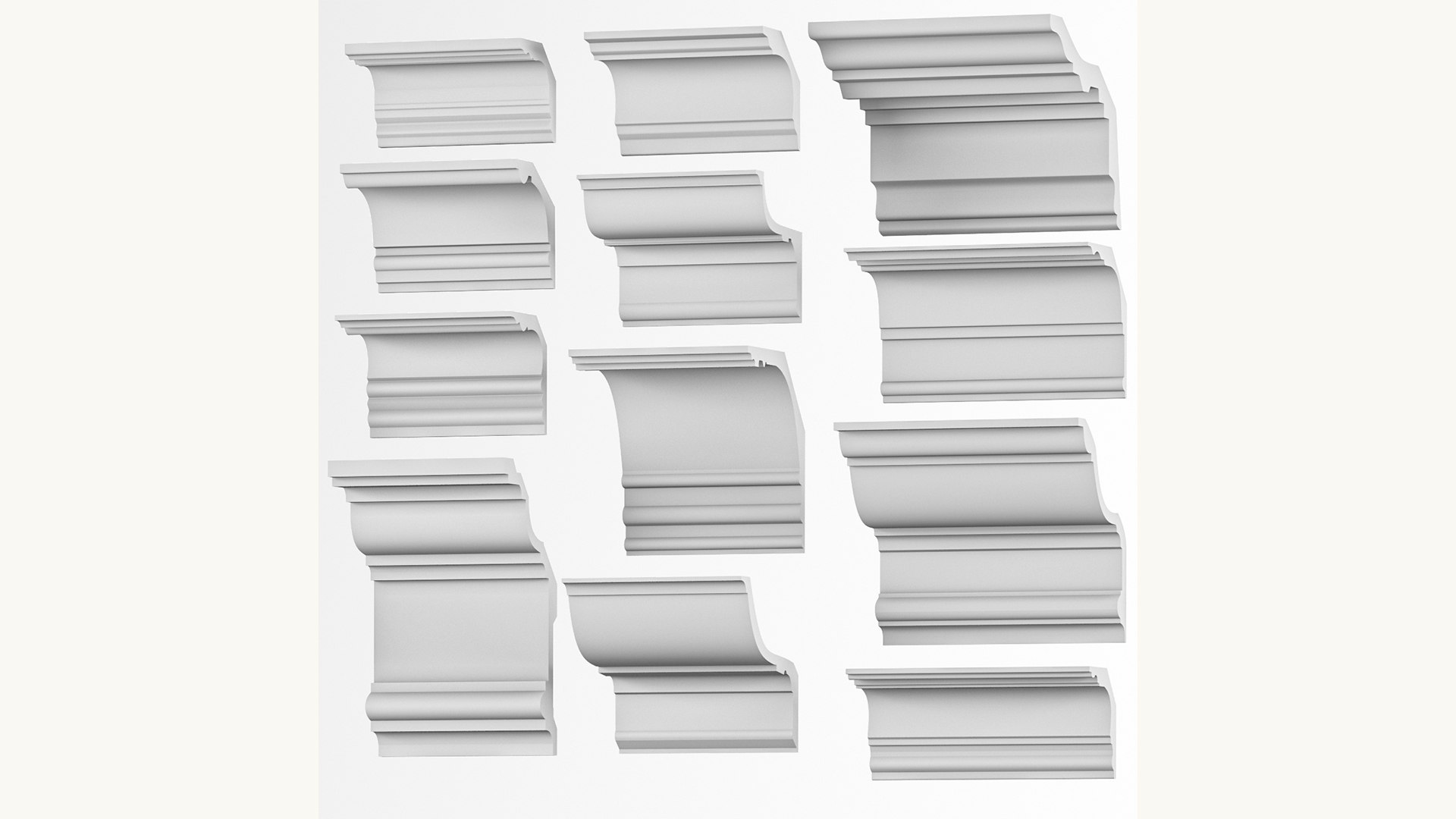 3D Model Cornice 20 Model - TurboSquid 1964024