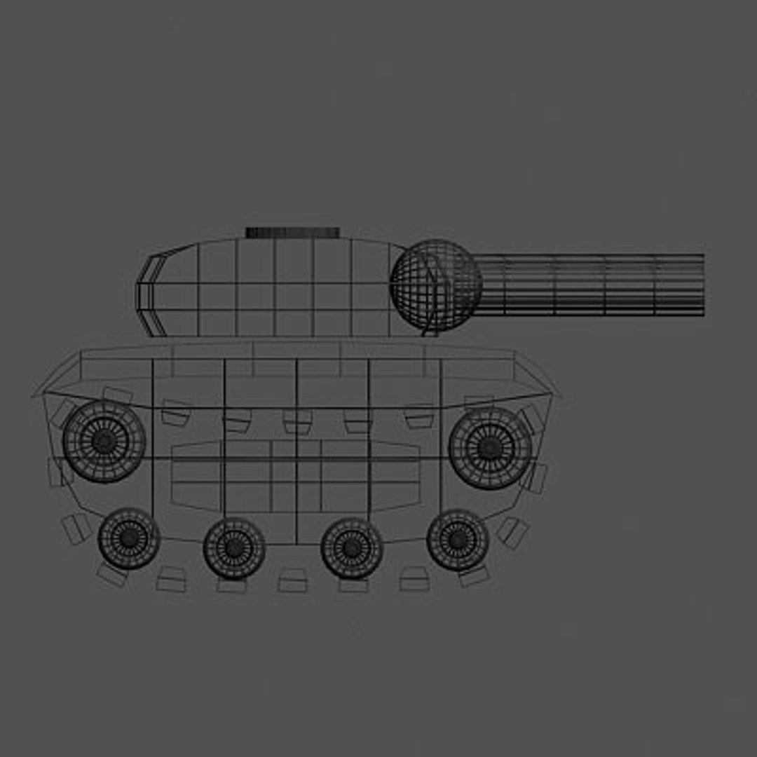 Tank Tracks 3d Model