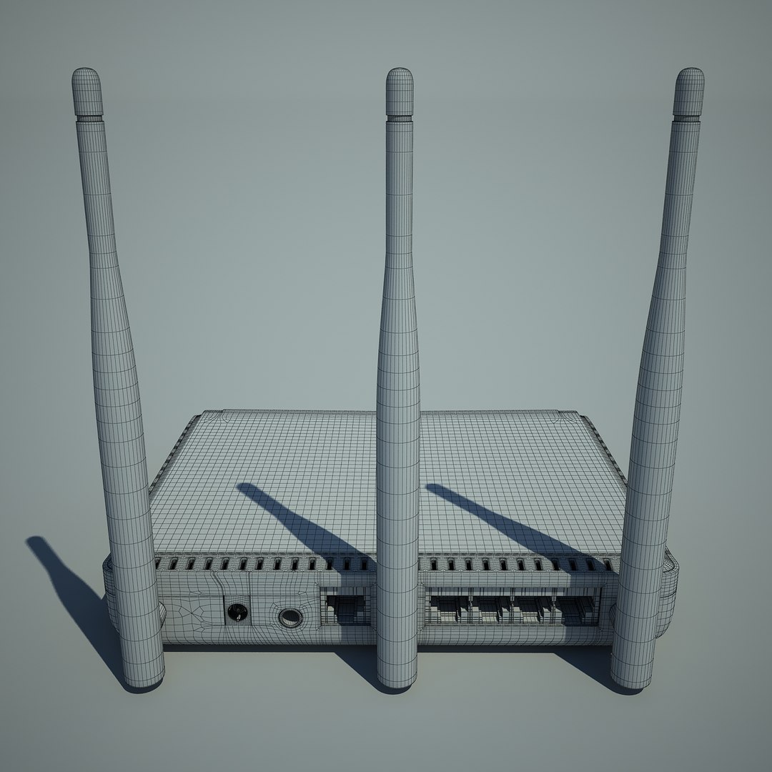 Router Tenda W303r 3d Model