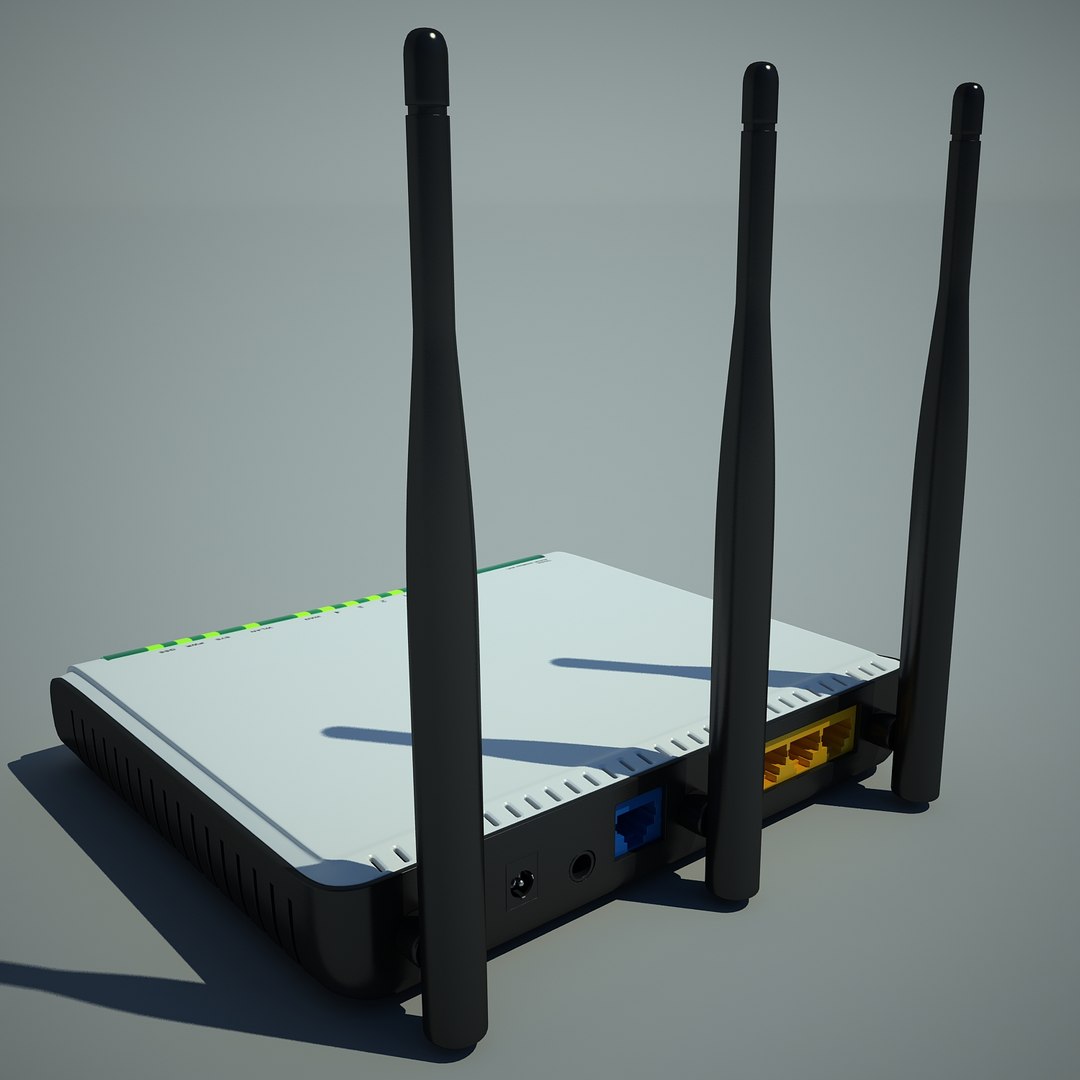 Router Tenda W303r 3d Model