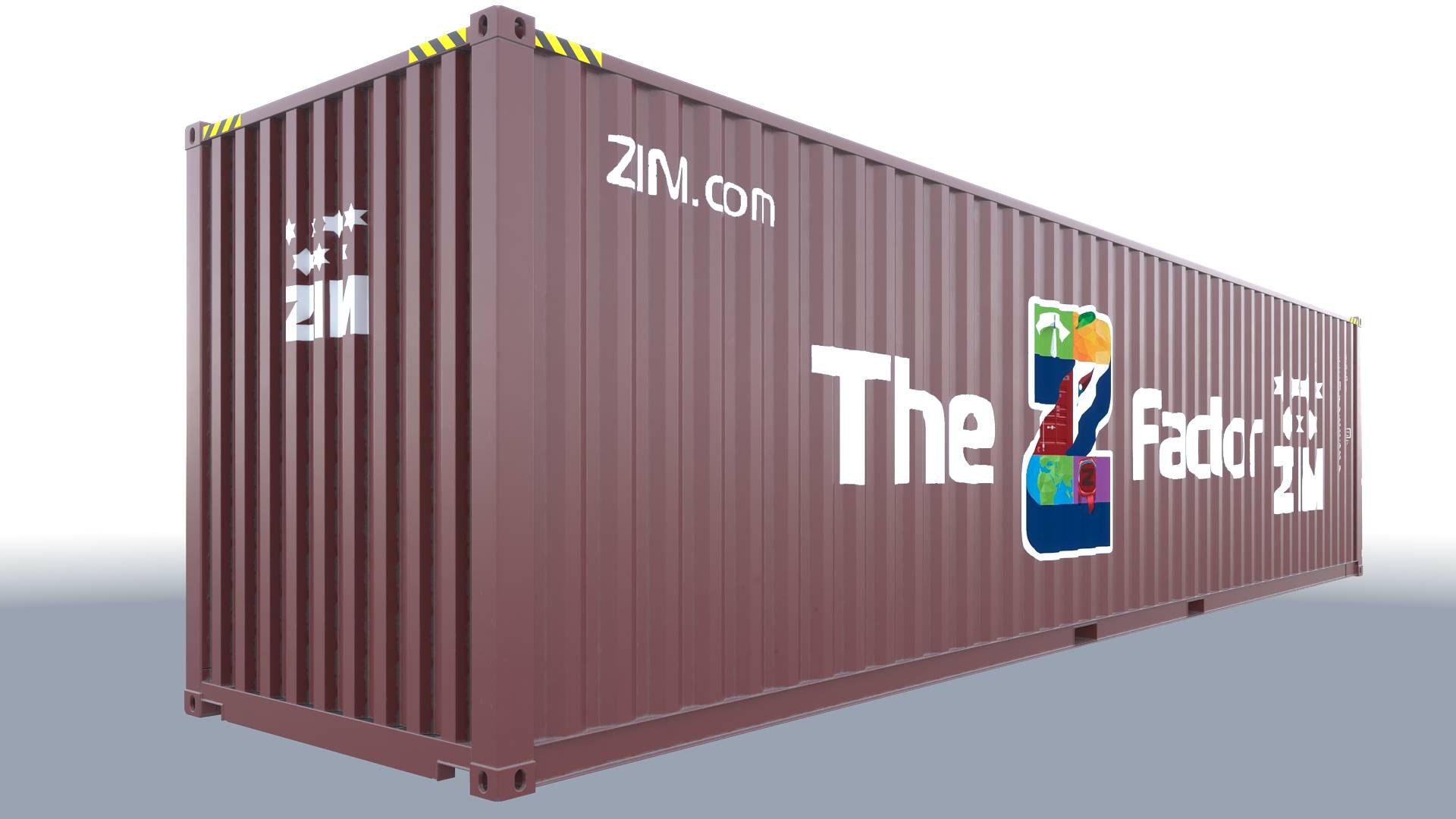 3D Generic 20 Ft And 40 Ft Container Sidelifter Rigged Animated ...