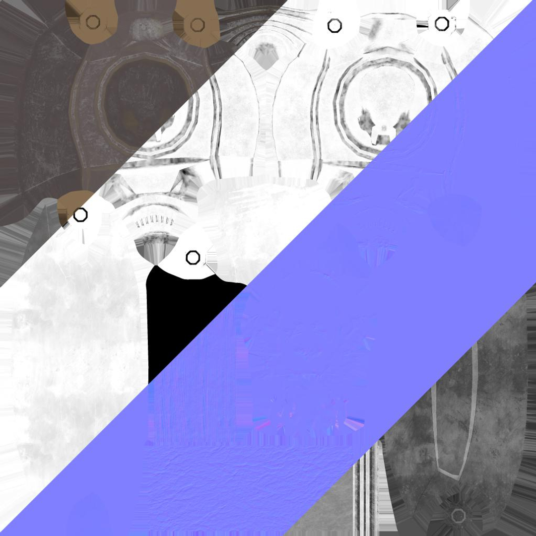 3d model fantasy axe