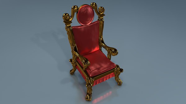 Realistic king throne 3D model - TurboSquid 1706387