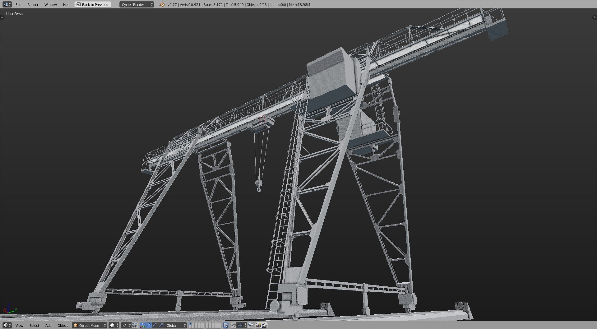 3d Crane Gantry