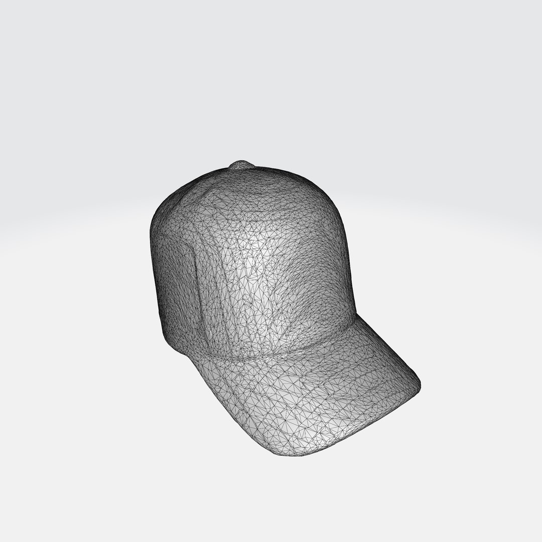 3D A Black Baseball Cap Model - TurboSquid 2263098