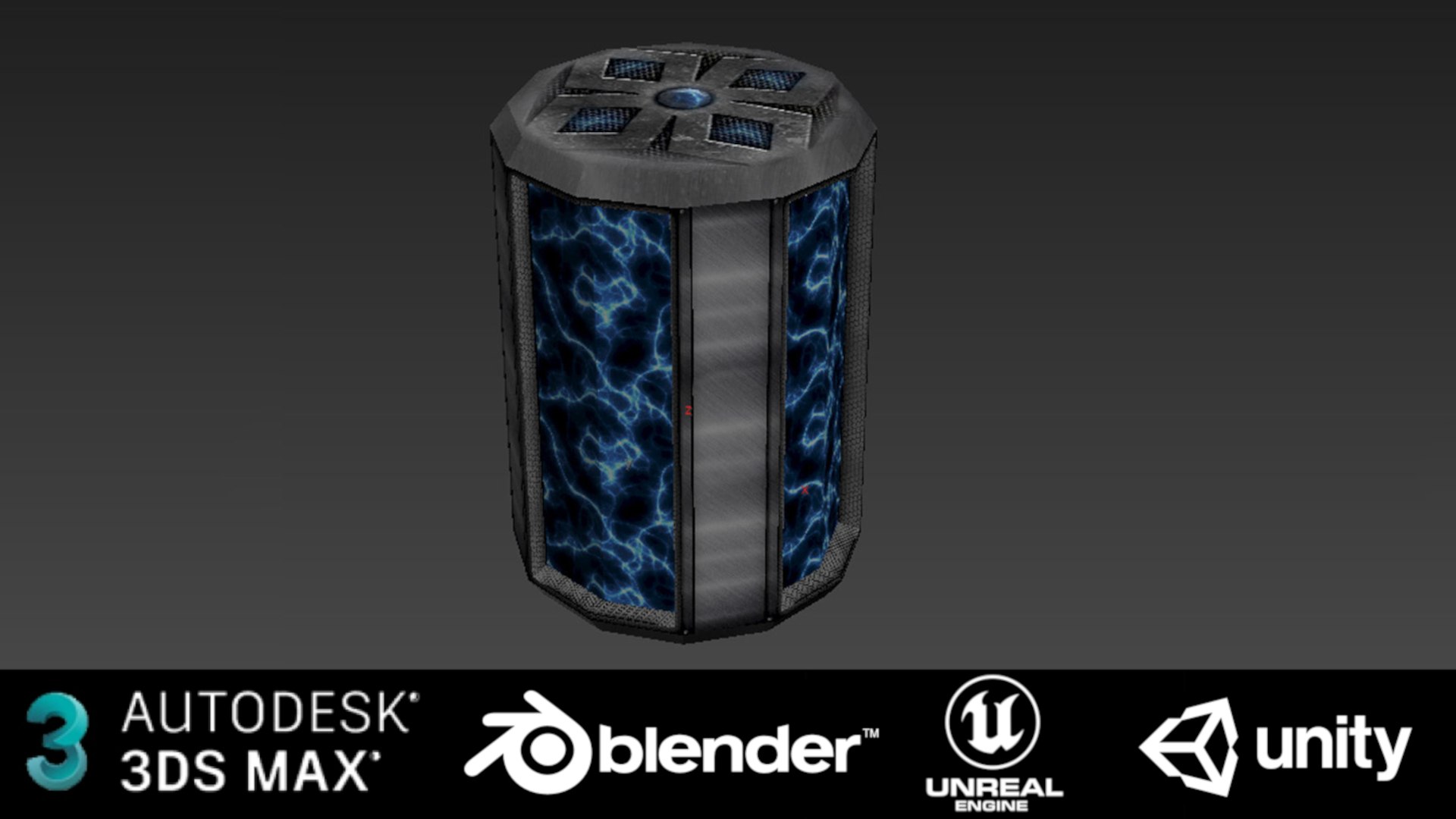 Fusion Coil - Low Poly - Game Ready 3D - TurboSquid 2156834