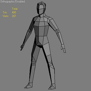 Low-poly Male Base Mesh 3D - TurboSquid 1411297