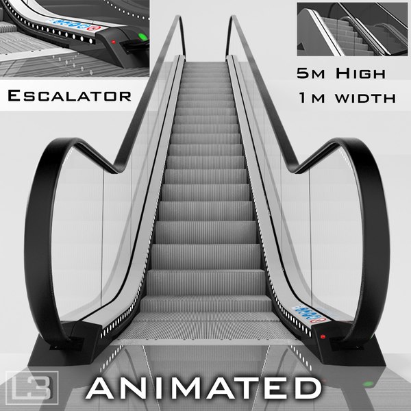 Animated Escalator 3D Models for Download | TurboSquid