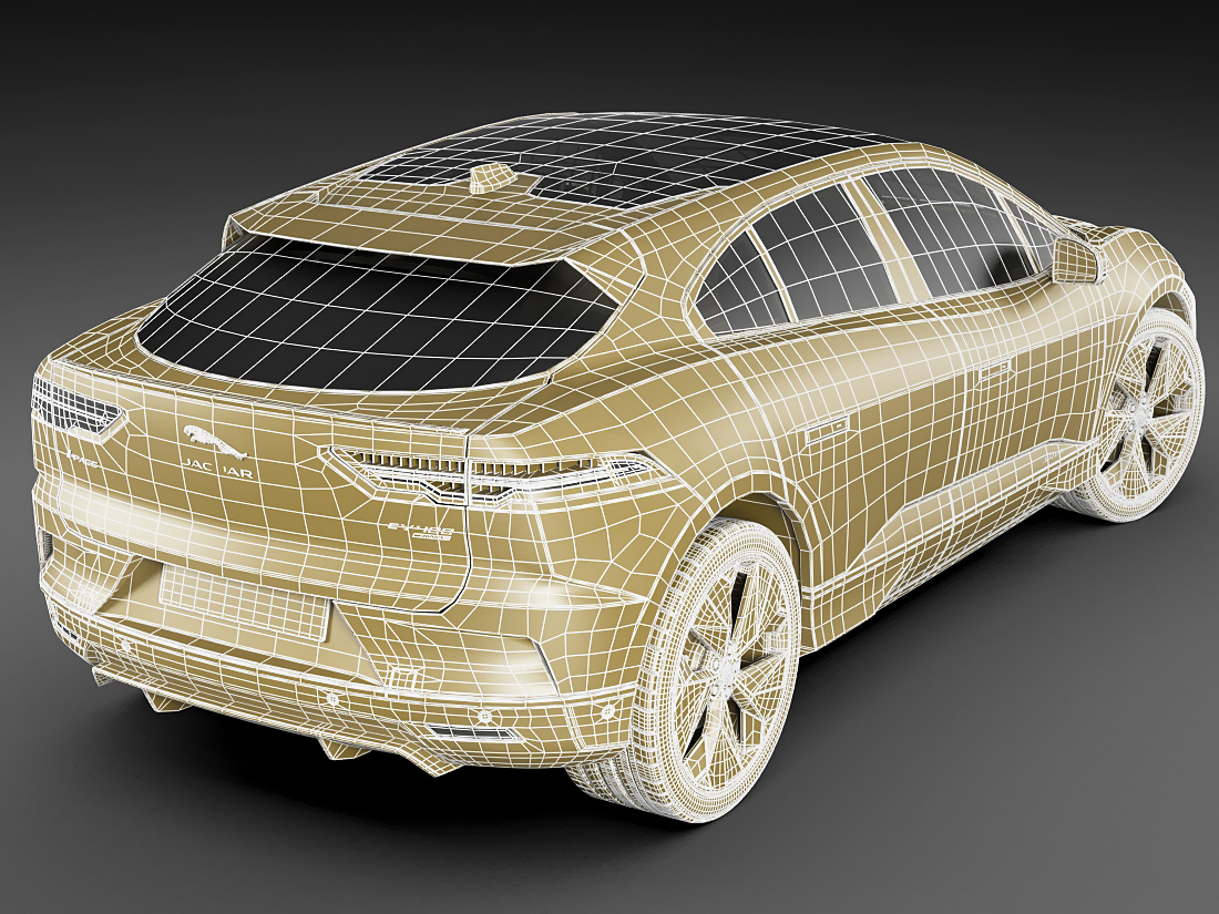 3D i-pace pace 2019 model - TurboSquid 1315241