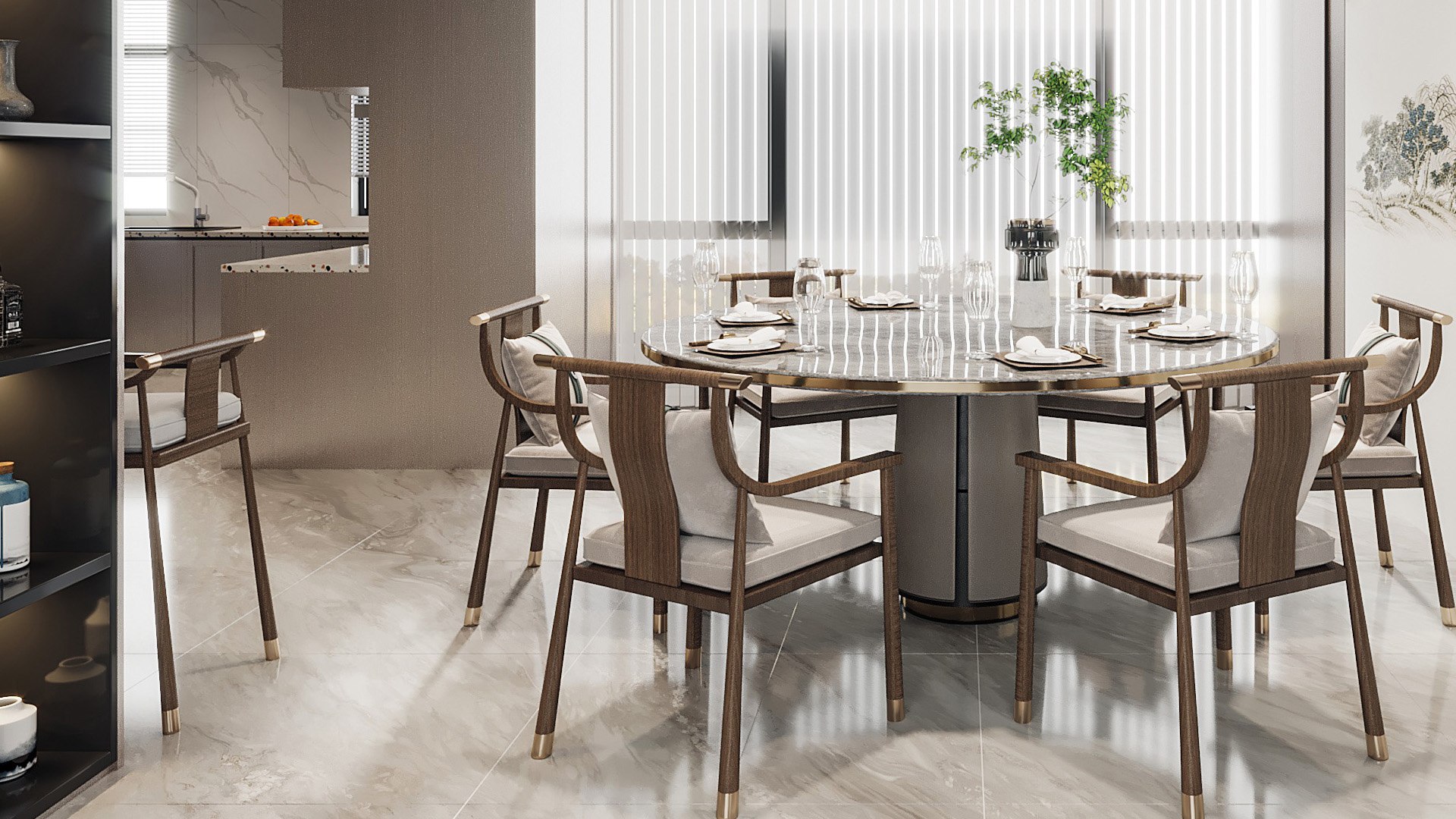 Modern Restaurant Model - TurboSquid 2152234